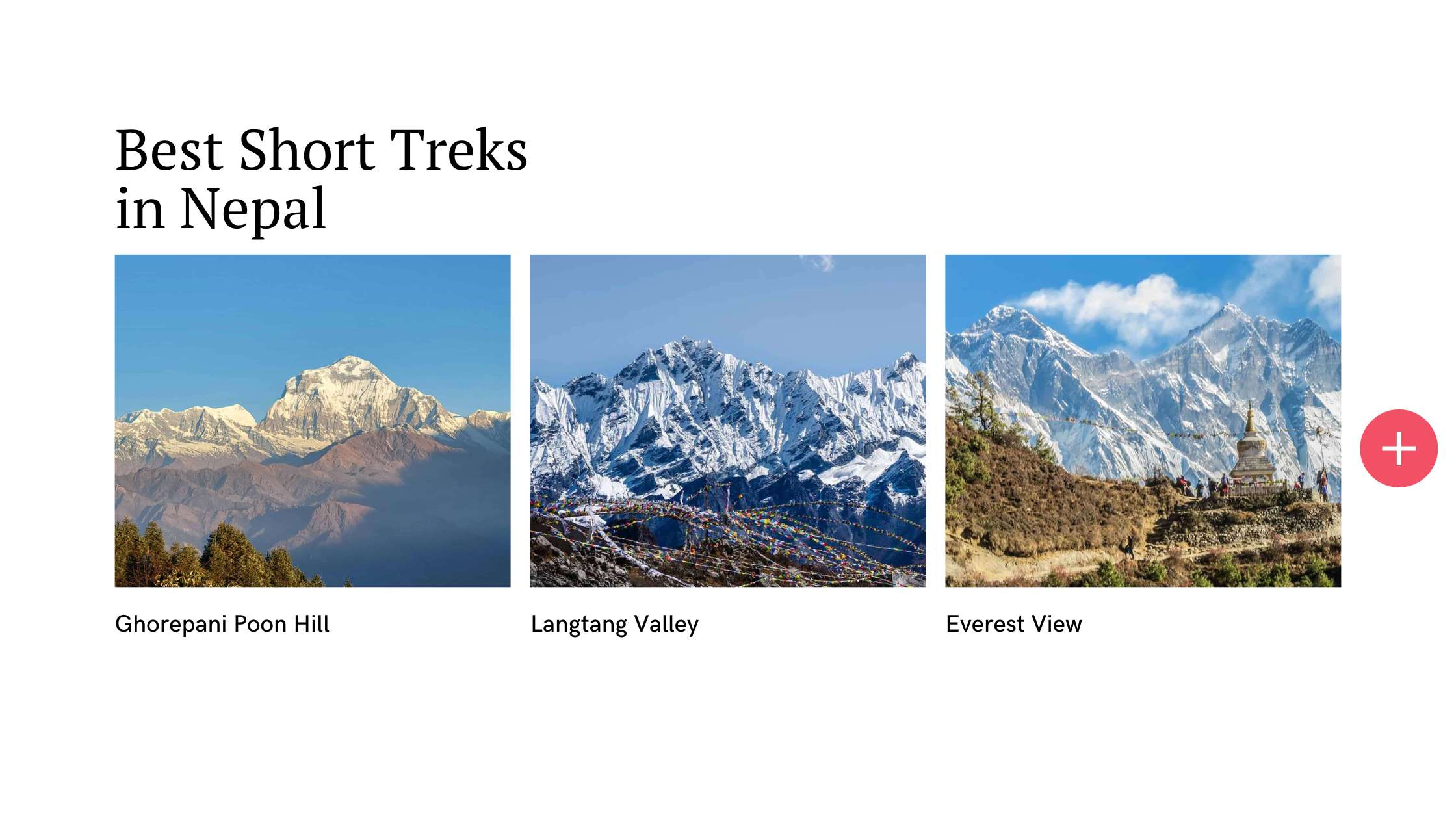 Best short treks in Nepal, Best treks in Nepal for beginners | Northern ...
